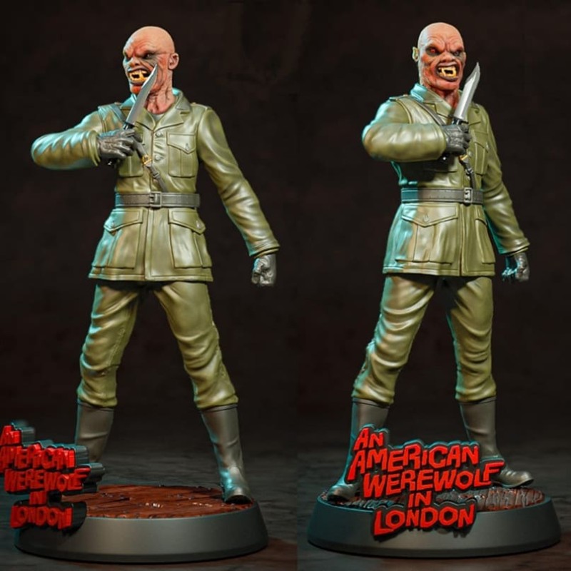 Un hombre lobo americano en Londres Lobos nazis - STL 3D print files