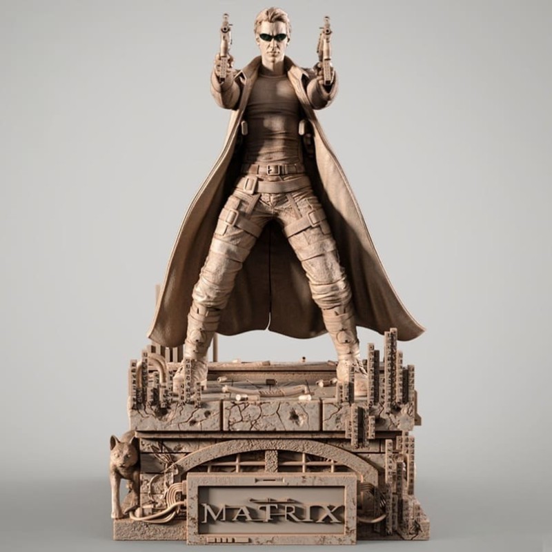 Matrix Neo y Trinity - STL 3D print files