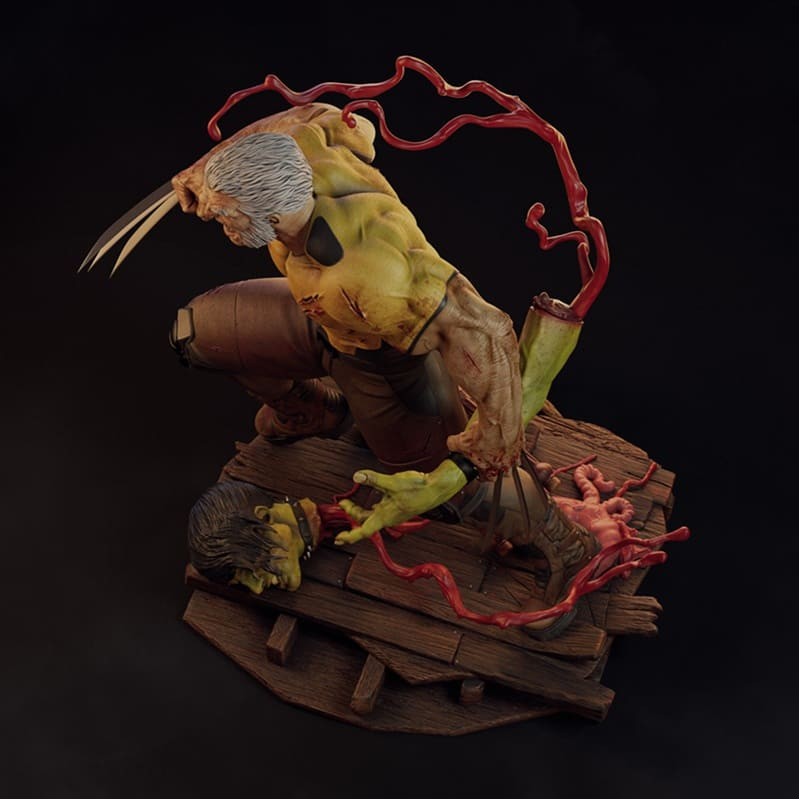 Old Man Logan Kill Hulk - STL 3D print files