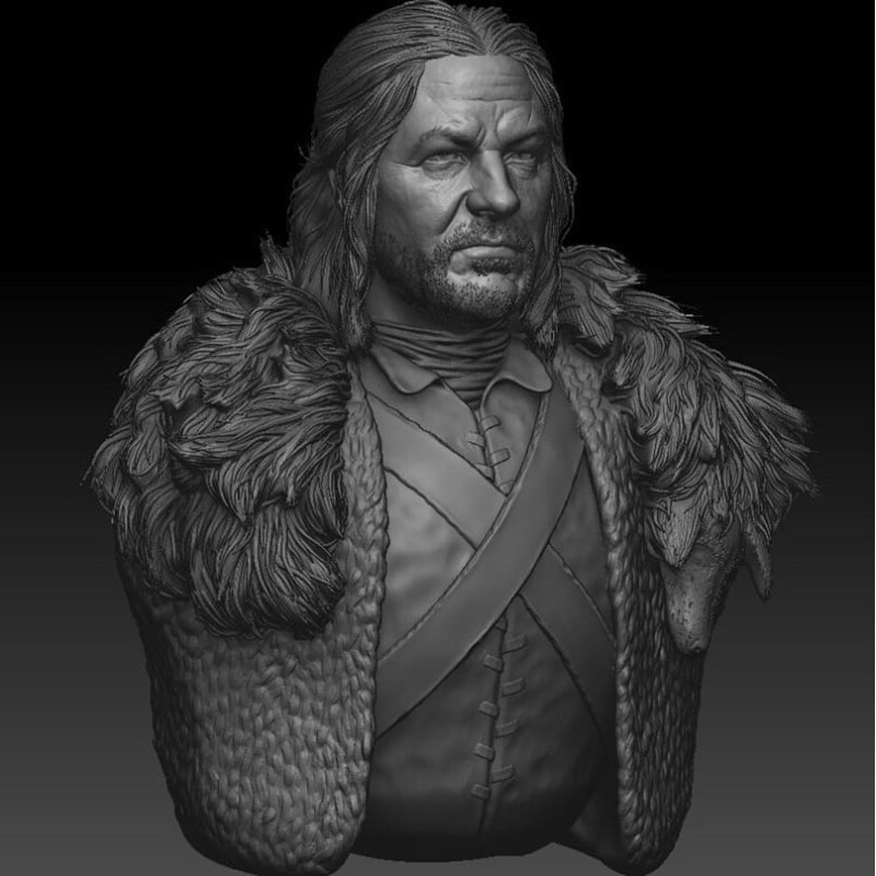Ned Stark Game of Thrones - STL 3D print files