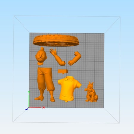 Tintin - STL 3D print files