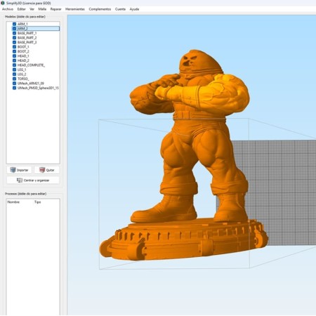 Juggernaut X-Men - STL 3D print files