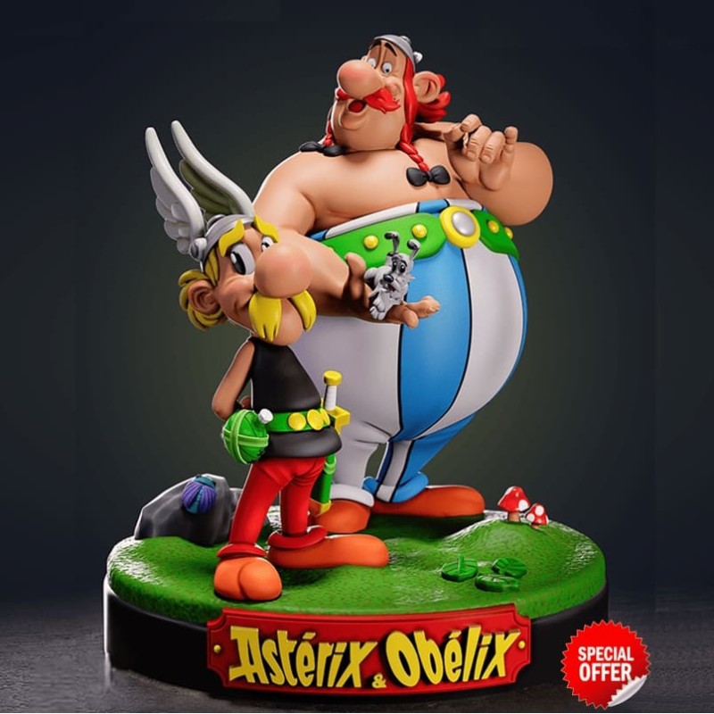 Asterix and Obelix - STL 3D print files