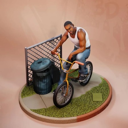 CJ GTA San Andreas - STL 3D print files