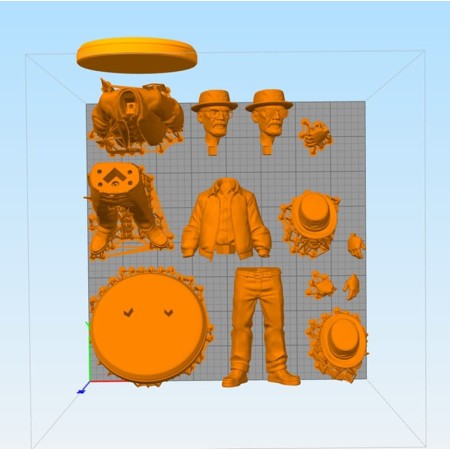 Heisenberg Toon Breaking Bad - STL 3D print files