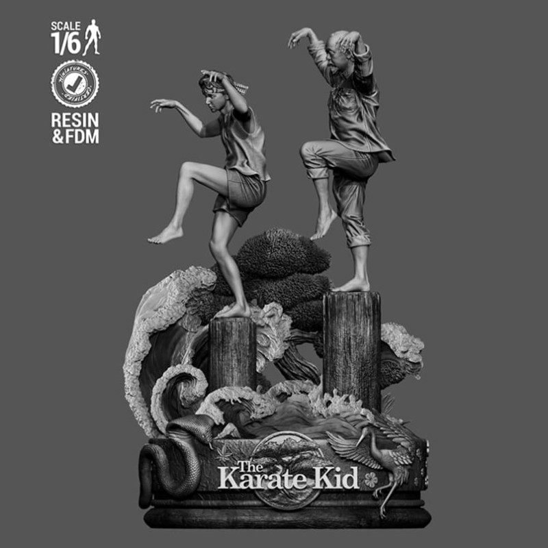 The Karate Kid Diorama - STL 3D print files
