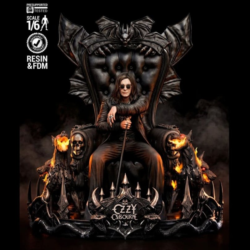 Ozzy Osbourne Black Sabbath Diorama - STL 3D print files