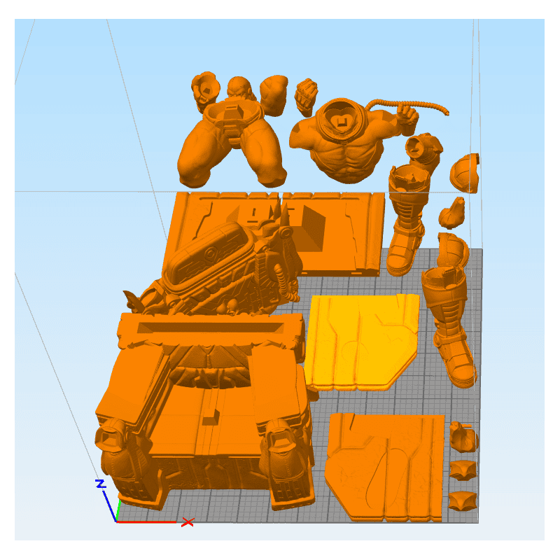 Apocalypse On Throne - STL 3D print files