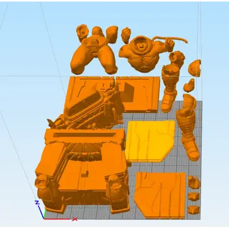 Apocalypse On Throne - STL 3D print files