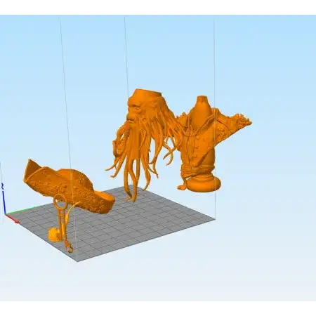 Davy Jones Bust - STL 3D print files