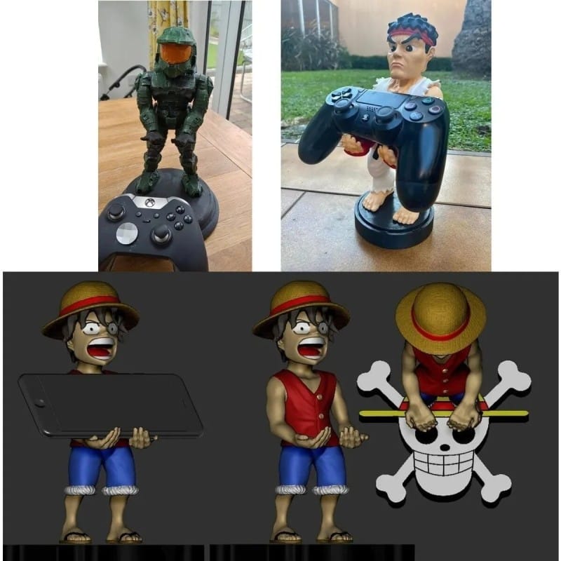 Joystick & Cell Phone Support Pack - STL Files for 3D Print