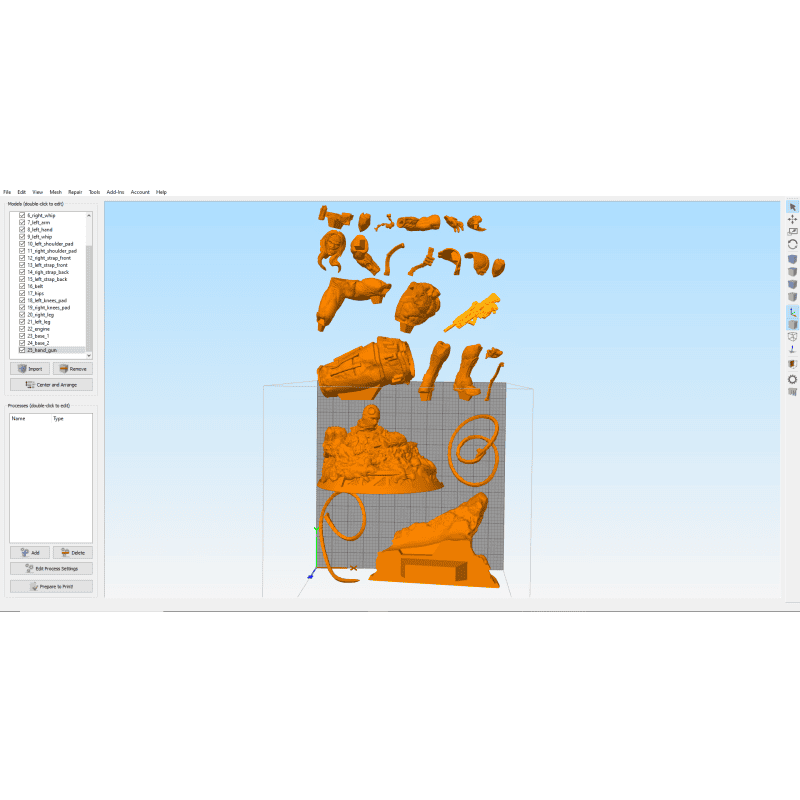 Omega Red - STL Files for 3D Print
