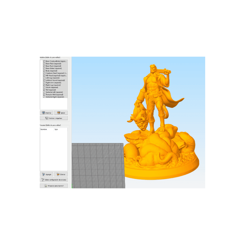 HellBoy - STL Files for 3D Print