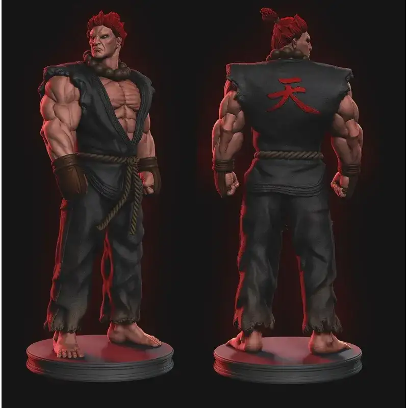 Akuma V2 Street Fighter - STL 3D print files