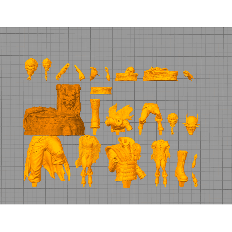 Batman who Laughs Diorama - STL Files for 3D Print