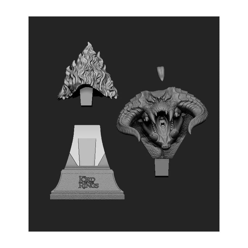 Balrog Bust - STL 3D print files