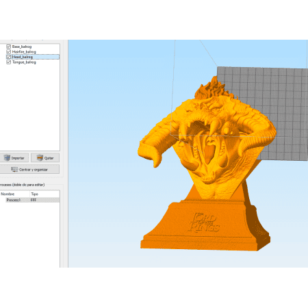 Balrog Bust - STL 3D print files