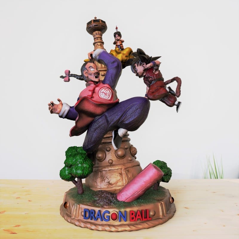 Tao Pai Pai vs Goku - STL 3D print files