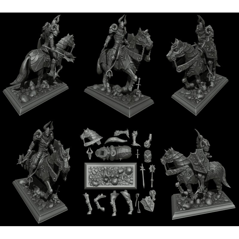 Horseman of Doom - STL 3D print files