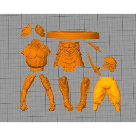 Yoshimitsu Tekken- STL 3D print files