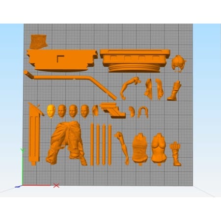 Rebel Pilot Female - STL 3D print files