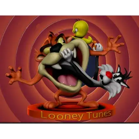 Taz Mania Looney Tunes - STL 3D print files