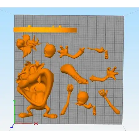 Taz Mania Looney Tunes - STL 3D print files