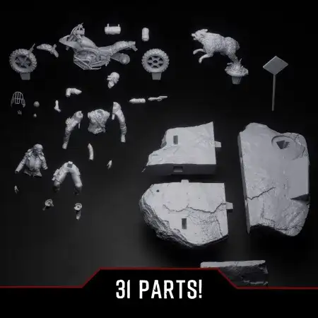 Days Gone Diorama - STL 3D print files