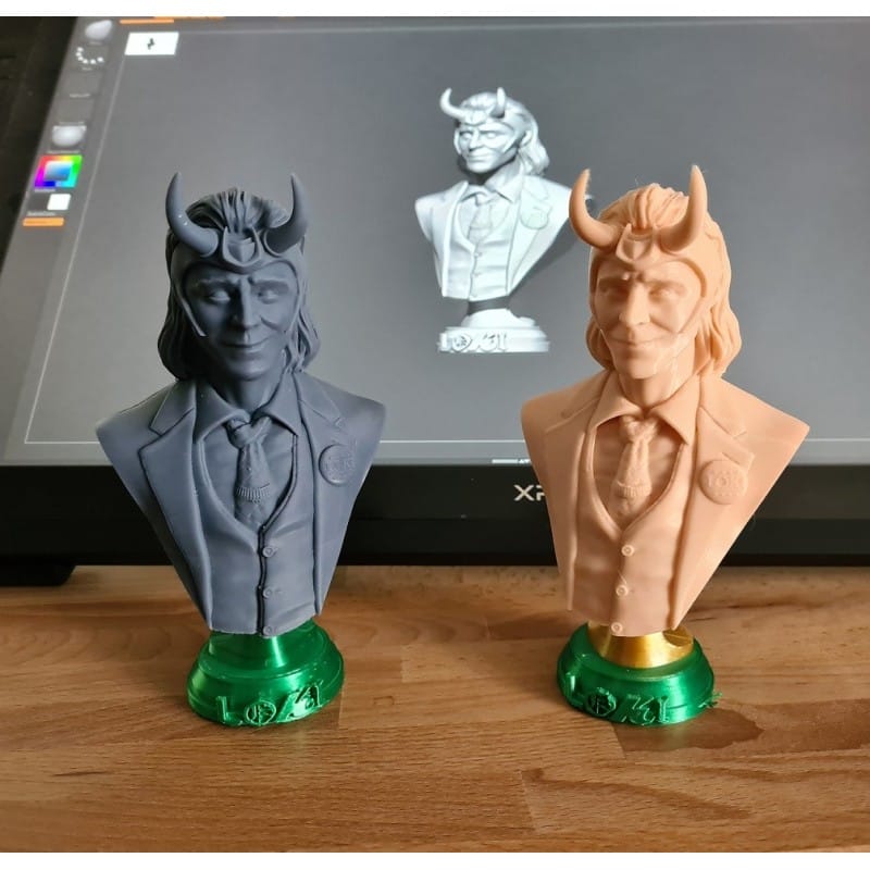 Loki bust - STL 3D print files