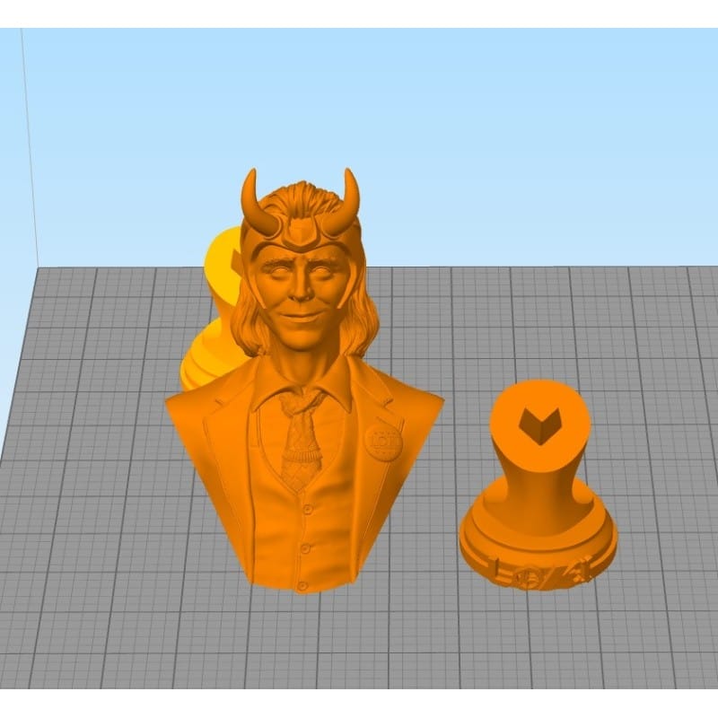 Loki bust - STL 3D print files