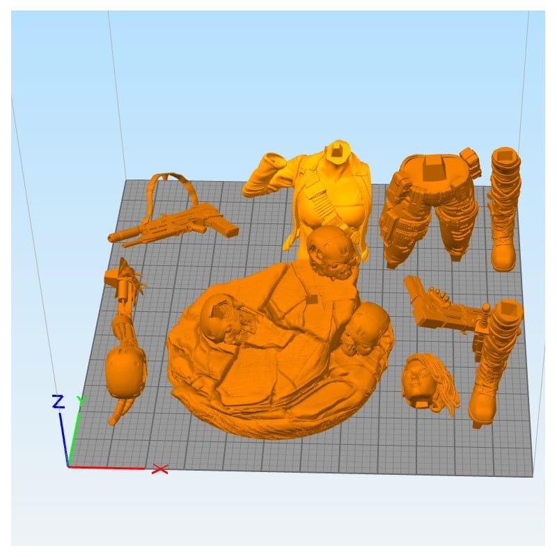 Terminator Girl - STL 3D print files