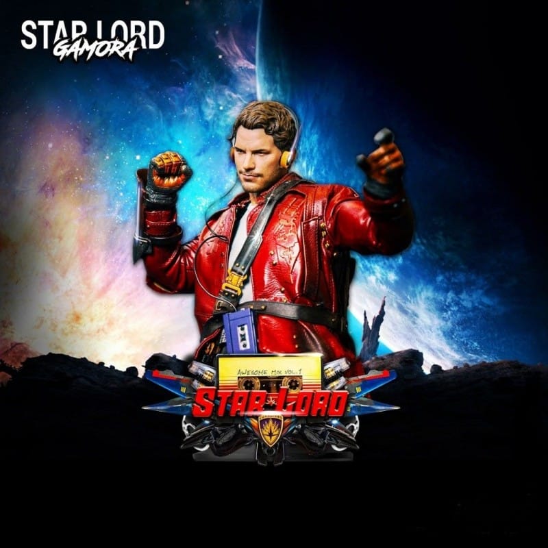 Starlord Bust - STL 3D print files