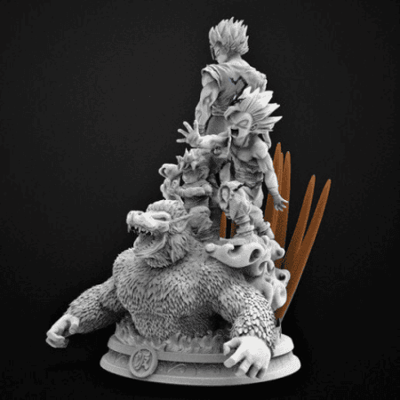 Gohan transformations - STL Files for 3D Print