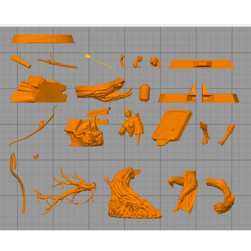 Android 18 Samurai Version - STL Files for 3D Print