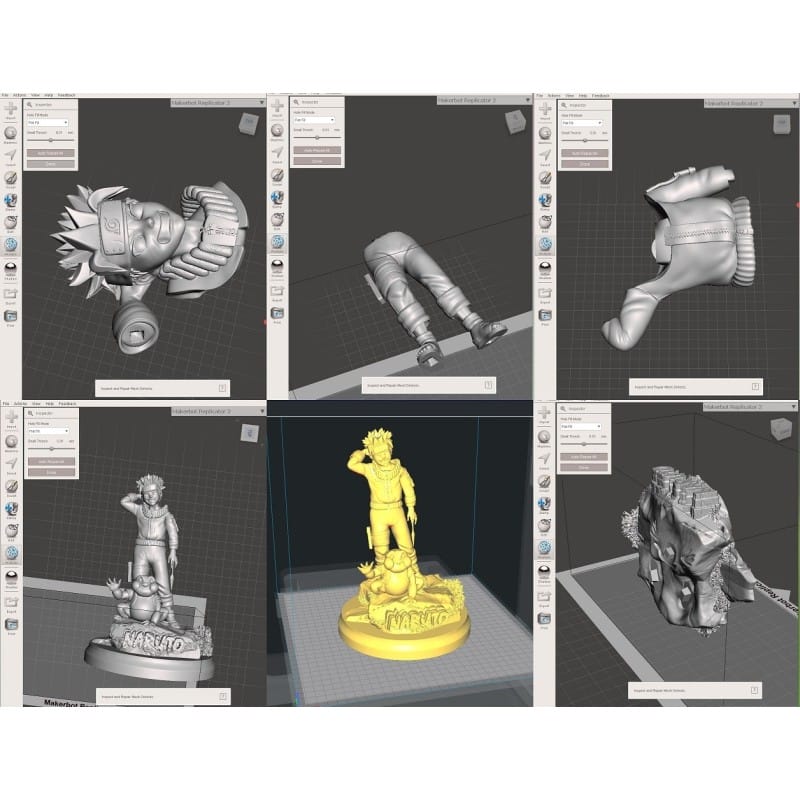 Naruto Uzumaki - STL 3D print files