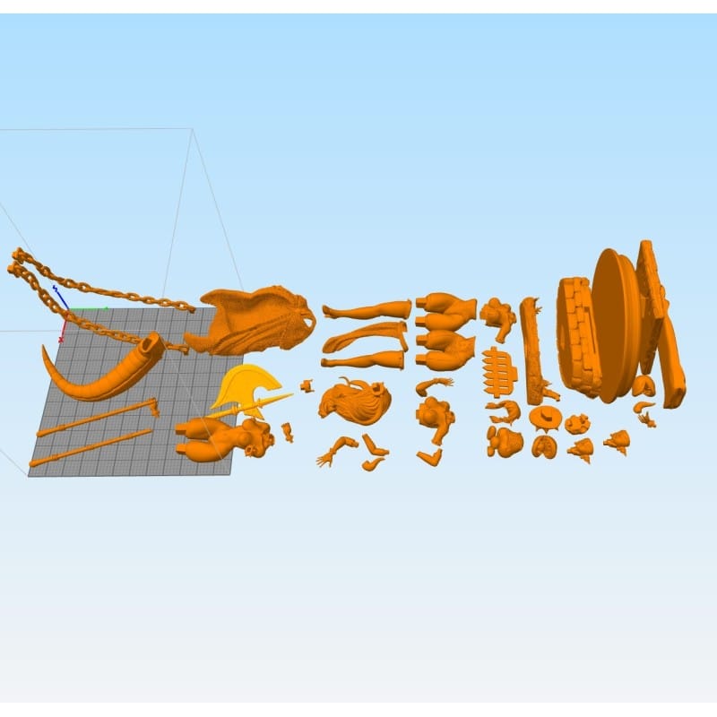Battle Axe Bowsette - STL 3D print files