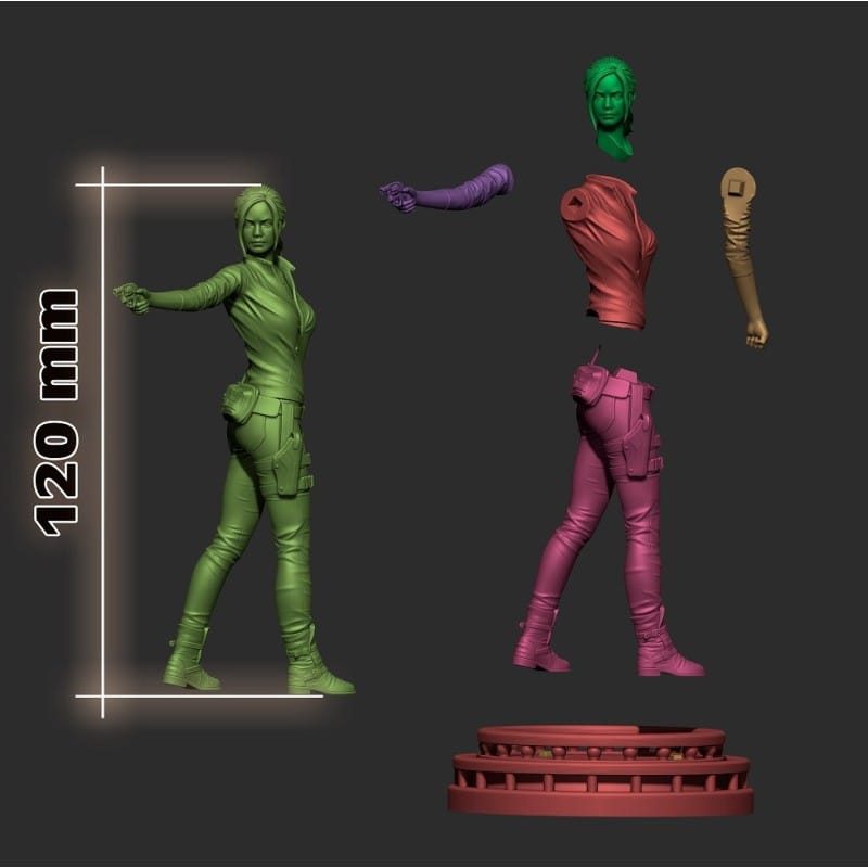 Claire Radfield Resident Evil - STL 3D print files