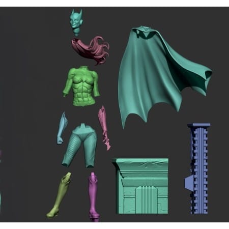 Batgirl DC - STL 3D print files