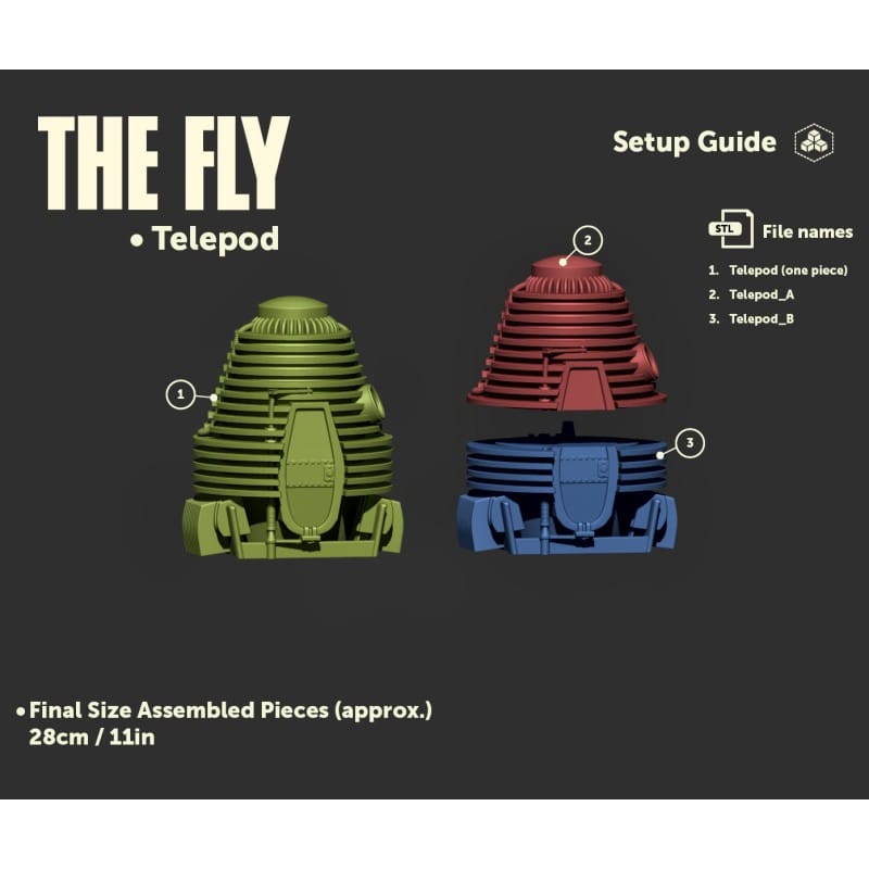 The Fly Pack - STL 3D print files