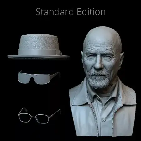 Walter White Breaking Bad - STL 3D print files