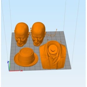 Walter White Breaking Bad - STL 3D print files