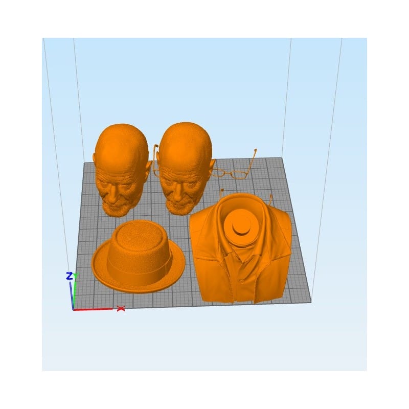 Walter White Breaking Bad - STL 3D print files