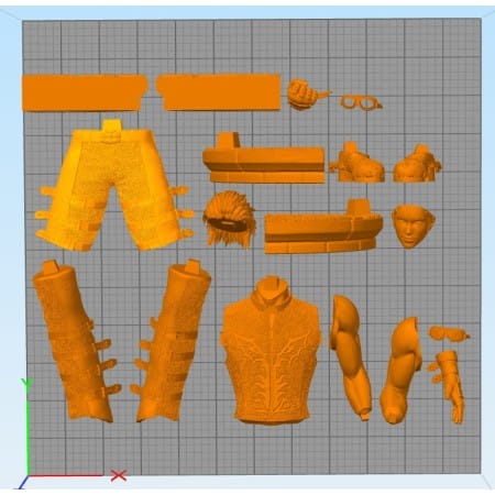 Hwoarang Tekken - STL 3D print files