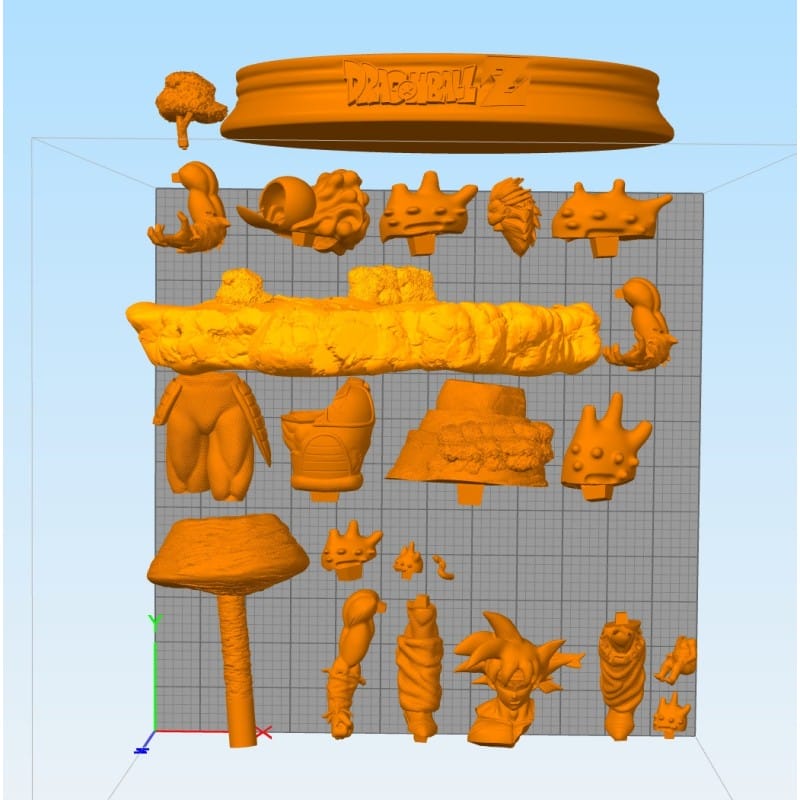 Bardock & Baby Raditz Dragon Ball - STL 3D print files