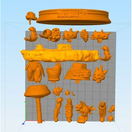Bardock & Baby Raditz Dragon Ball - STL 3D print files