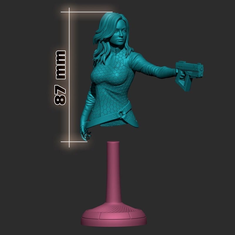 Miranda Mass Effect - STL 3D print files