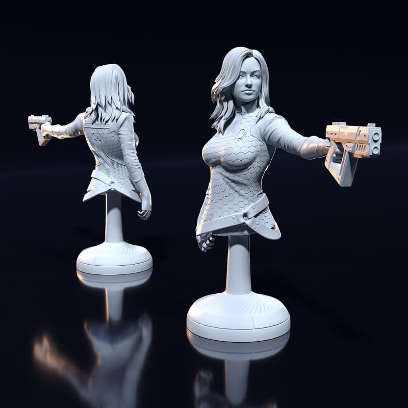 Miranda Mass Effect - STL 3D print files