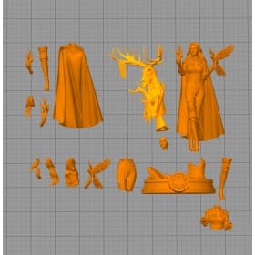 Yennefer The Witcher - STL 3D print files