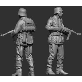 German Soldier WW2 - STL 3D print files