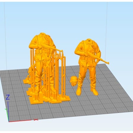 German Soldier WW2 - STL 3D print files